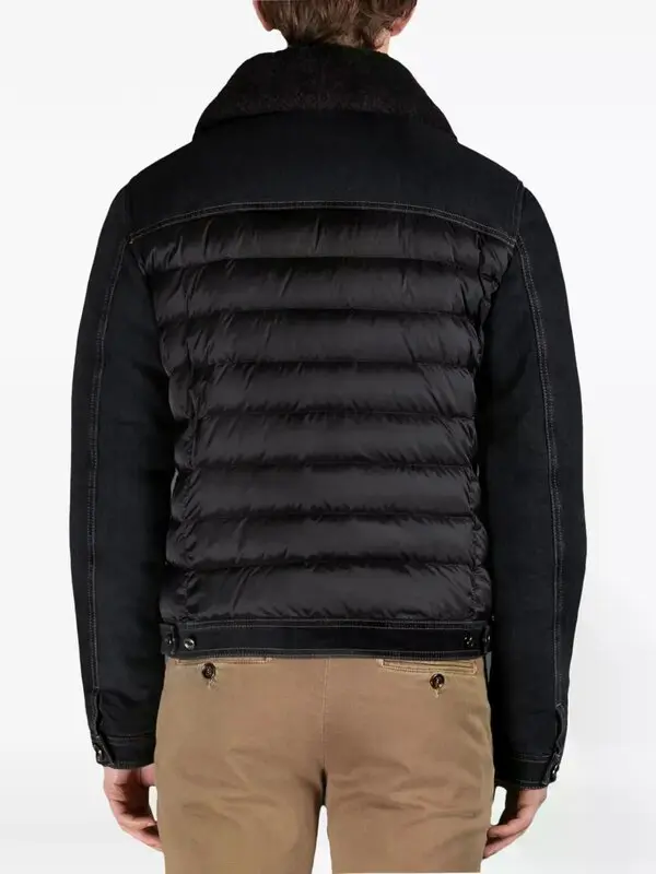 MOORER Padded Denim Jacket