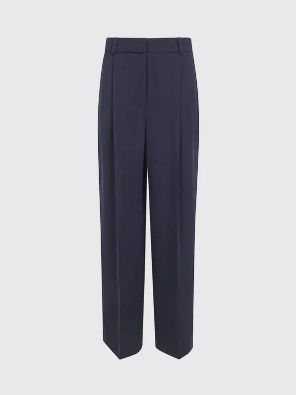 TOTEME Sartorial Straight-leg Trousers In Viscose Blend With Pleats