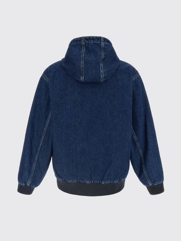 Carhartt Work In Progress Hooded Technical Fabric Windbreaker Jacket With Kangaroo Pocket