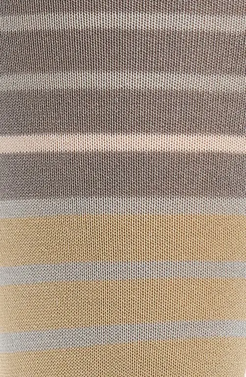 Bugatchi Stripe Mercerized Cotton Blend Dress Socks