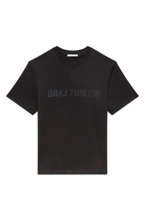 Helmut Lang Reverse Graphic T-shirt - Black