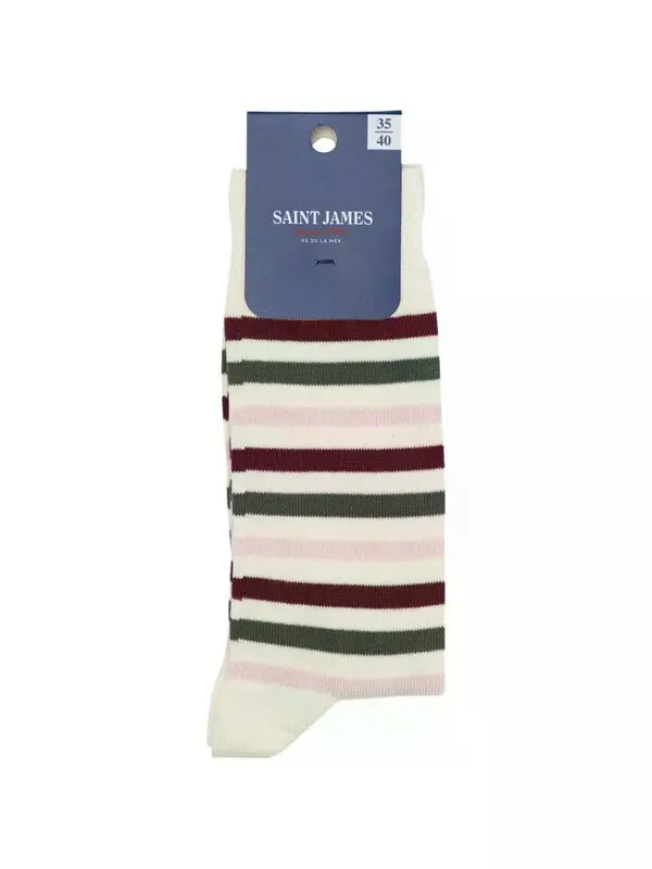 Saint James Multicolor Ii Striped Socks