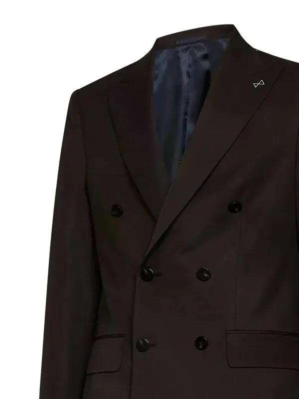 D4.0 Double-breasted Wool Suit