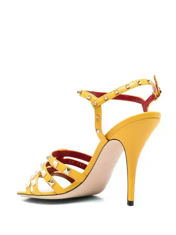 Valentino Garavani Rockstud Kidskin Sandals 100mm