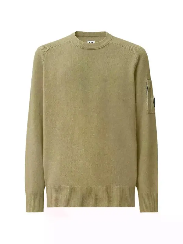 C.P. COMPANY Lambswool Lens Crewneck Sweater
