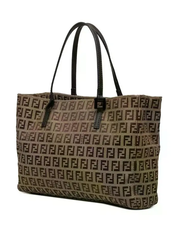 Fendi 2000-2010 Zucchino Canvas Tote Bag