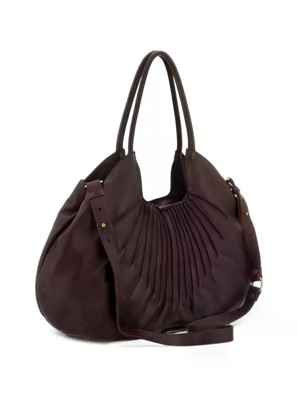 CATERINA LUCCHI Ornella Pleated Leather Tote Bag