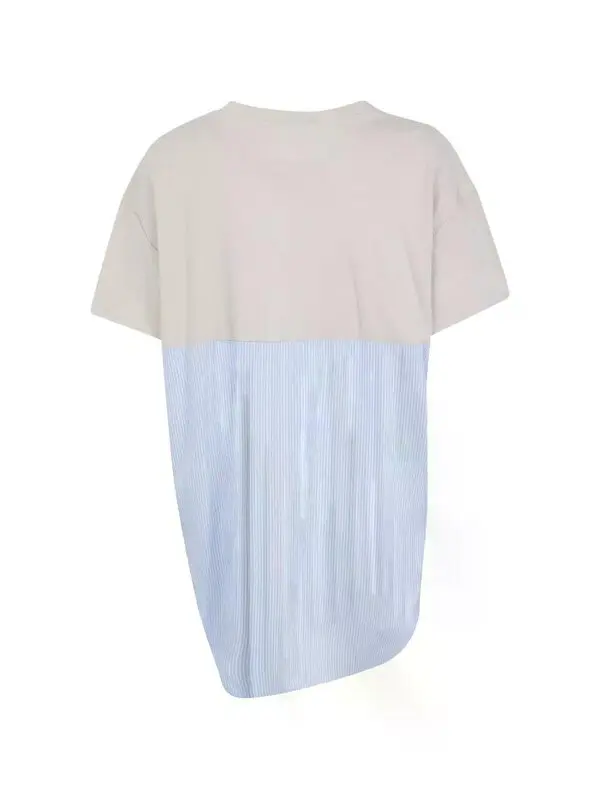 MAISON MARGIELA Numeric Logo-print Panelled T-shirt