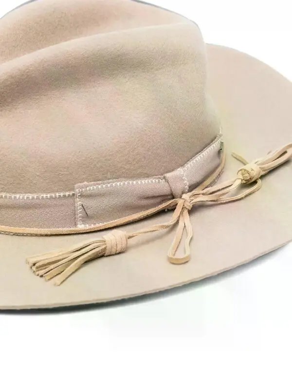 GOLDEN GOOSE Tassel-detail Wide-brim Hat