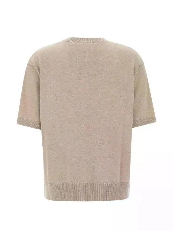 Max Mara Short-sleeve Chest-pocket Sweater