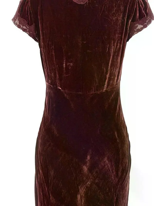 Rixo Amari Lace-insert Empire-line Midi Dress