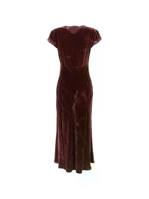 Rixo Amari Lace-insert Empire-line Midi Dress