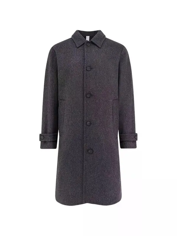 HEVO Button-up Single-breasted Coat