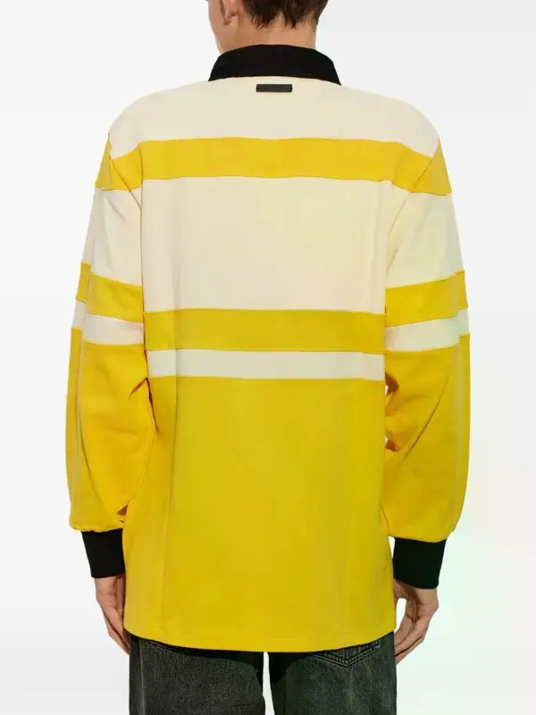 ENTIRE STUDIOS Striped Long-sleeve Polo Shirt