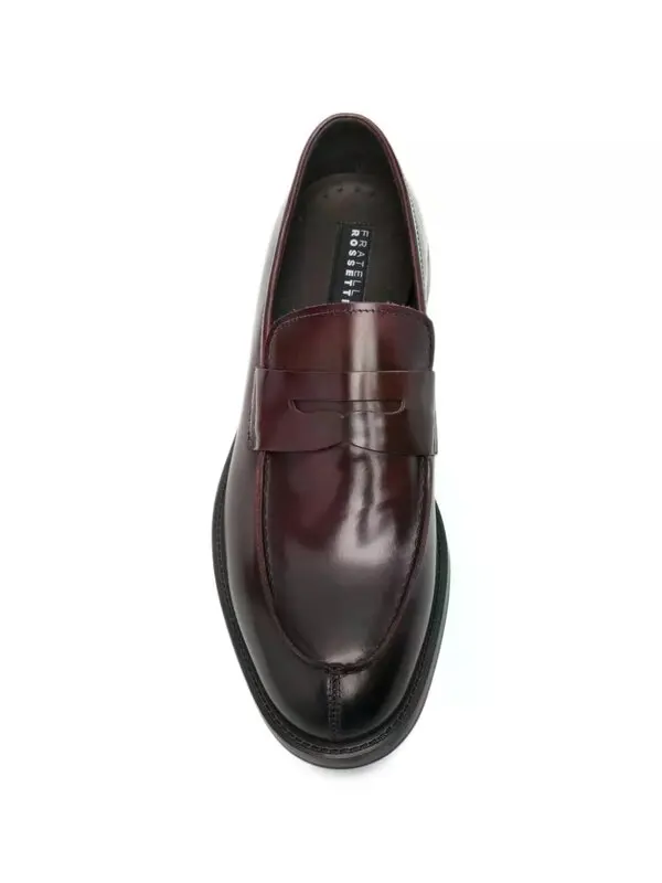Fratelli Rossetti Penny Leather Loafers