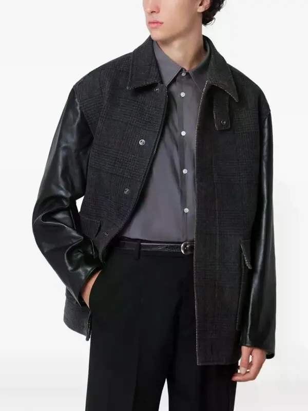 Our Legacy Still Jacket Bishop Check Tempered Wool - Grey