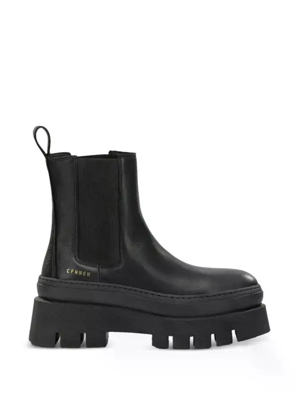 SUMMERY COPENHAGEN Chunky Chelsea Boots - Black