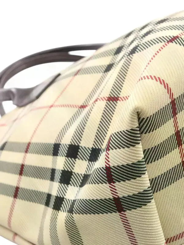 Burberry 2000-2017 House Check Canvas Tote Bag