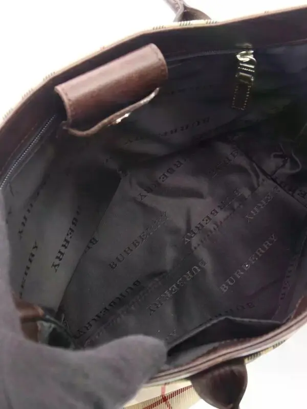 Burberry 2000-2017 House Check Canvas Tote Bag