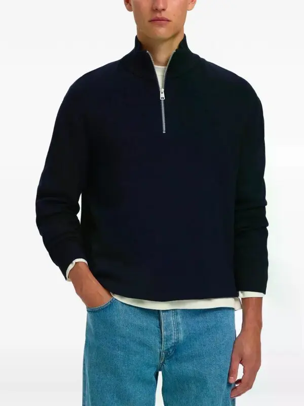 SELECTED Teller Half-zip Sweater