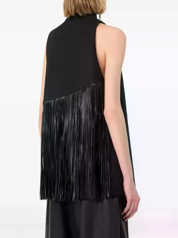 Sportmax Fringed Asymmetric Top