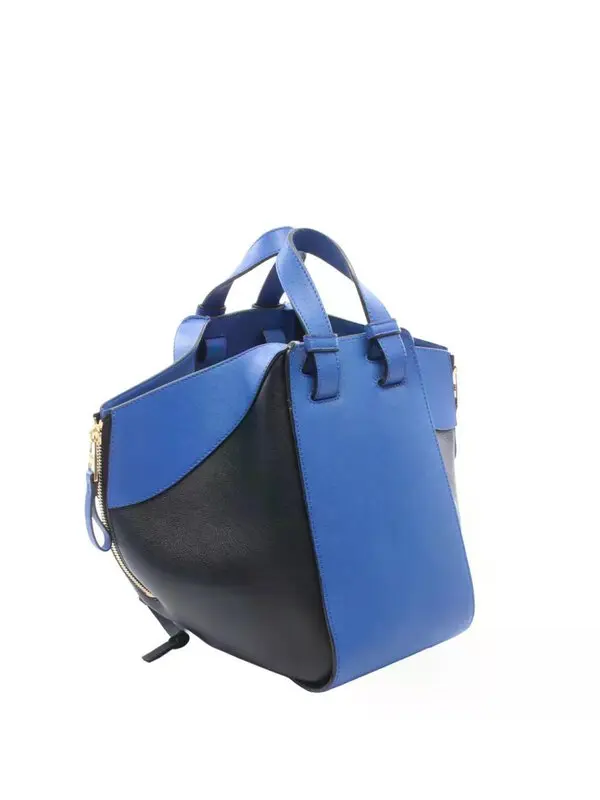 Loewe 2010-2026 Small Bicolor Calfskin Hammock Satchel