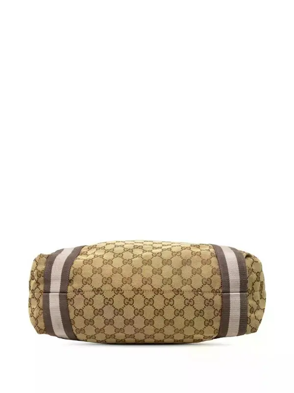 Gucci 2000-2015 Gg Canvas Web Tote Bag