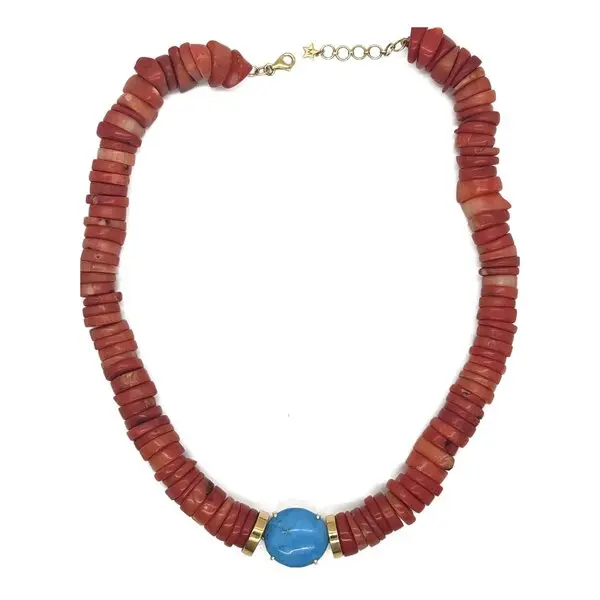 MILCHEE Monaco Necklace - Blue/red