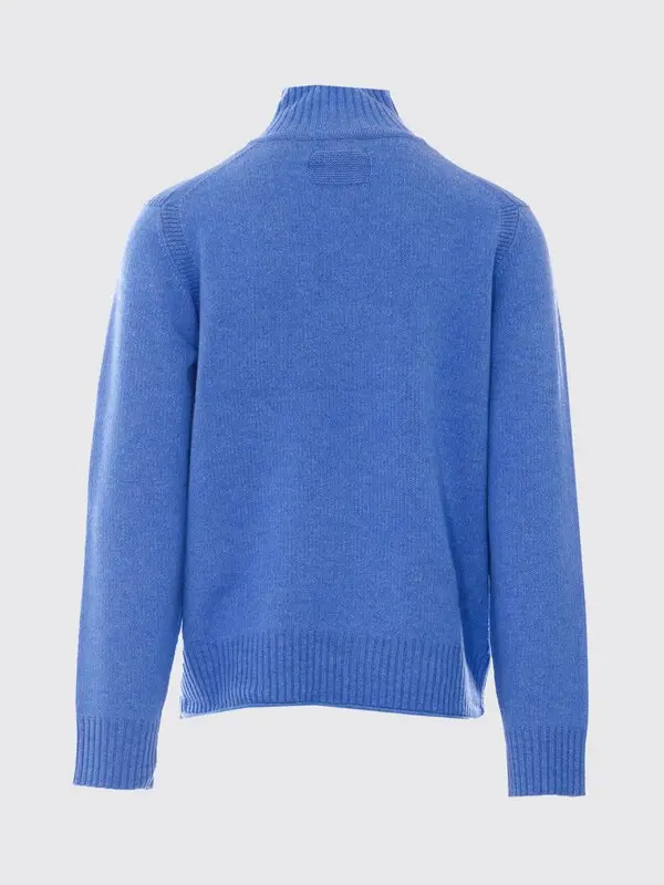 Guest In Residence 100% Cashmere Half-zip Turtleneck Jumper