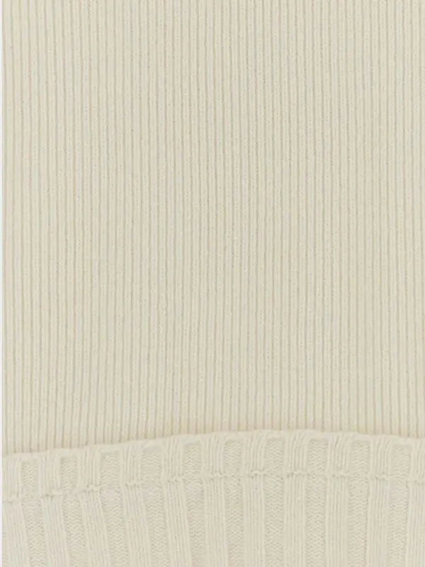 Victoria Beckham Relaxed Fit Lambswool Blend V-neck Jumper