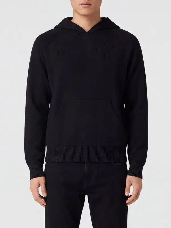 Palm Angels Contrast Jacquard Logo Cotton Hoodie