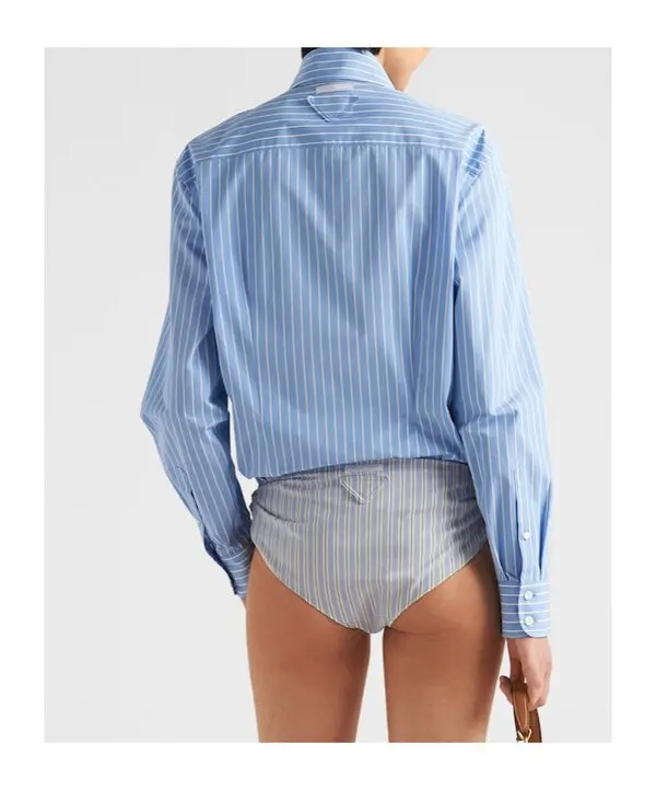Prada Striped Buttoned Shirt
