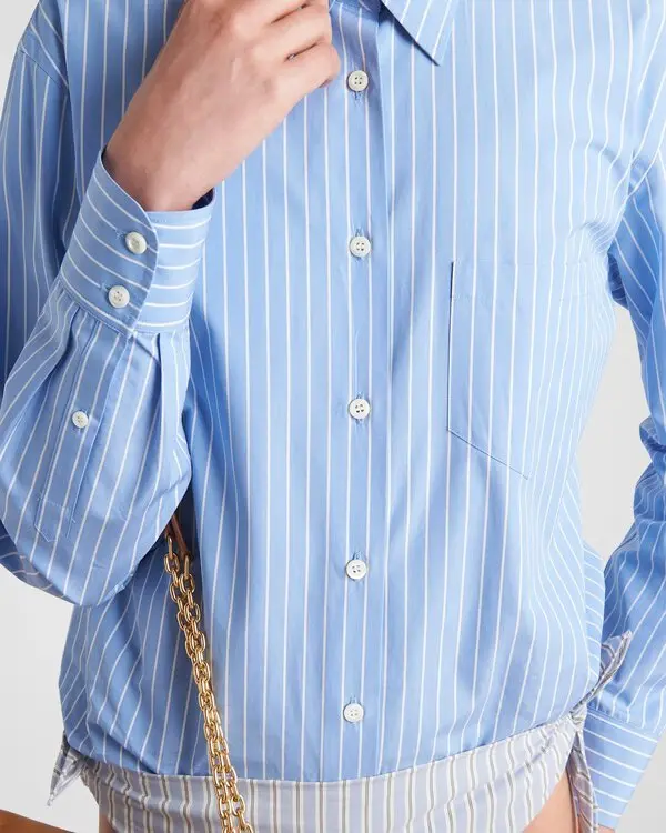Prada Striped Buttoned Shirt