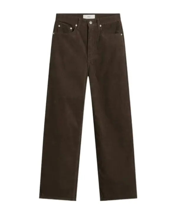 DUNST 90s Wide Corduroy Pants - Brown