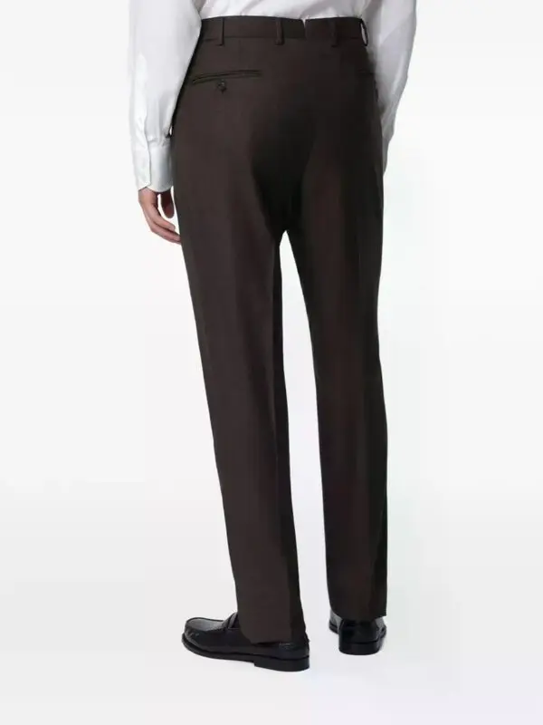 LUIGI BIANCHI MANTOVA Single-breasted Wool Suit - Brown
