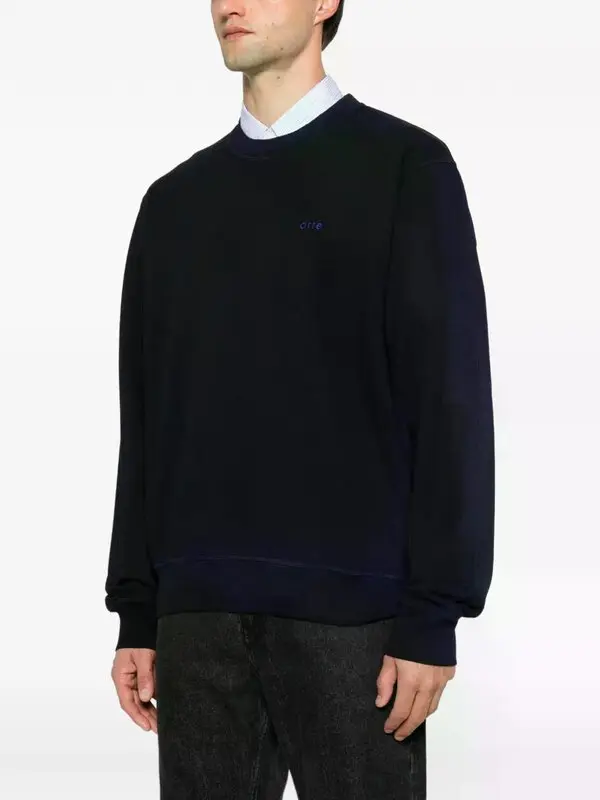 ARTE ANTWERP Logo-embroidered Crew-neck Sweatshirt