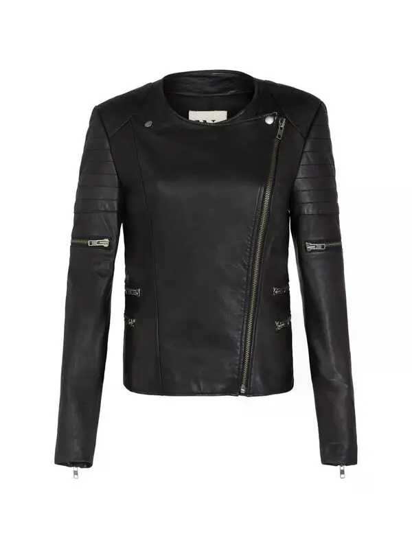 WEST 14TH Greenwich Quilted Asymmetric-zip Jacket