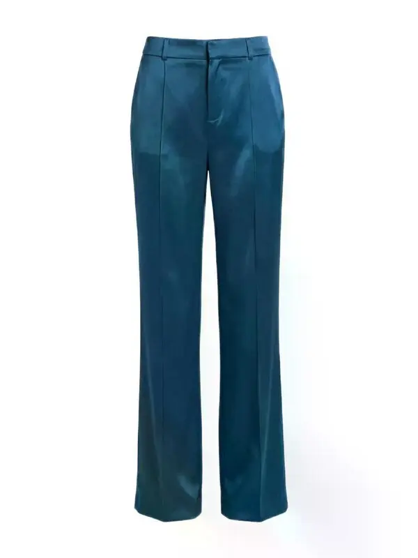 Cinq À Sept Jyn Satin-finish Wide-leg Trousers
