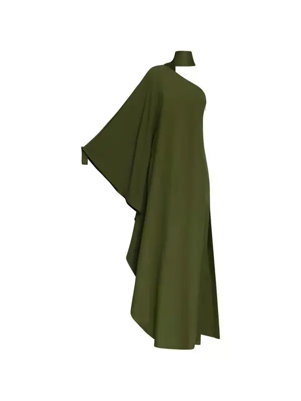 TALLER MARMO Florinda Asymmetric Maxi Dress - Green