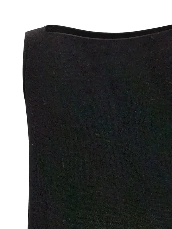 MAURIZIO MYKONOS V-neck Ribbed-hem Top