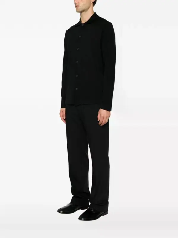 GRAN SASSO Button-up Wool Cardigan - Black
