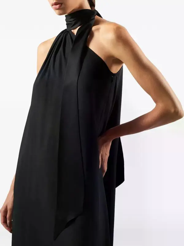 TALLER MARMO Astor Halterneck Maxi Dress