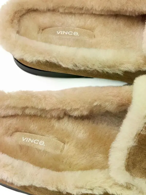 Vince Tevin Shearling-lined Mules