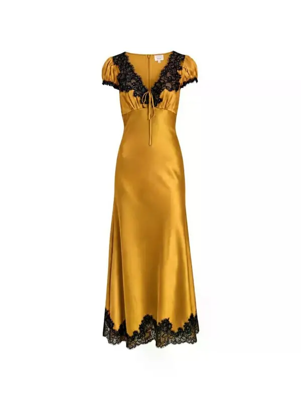 Cinq À Sept Sienne Lace-trim Maxi Dress