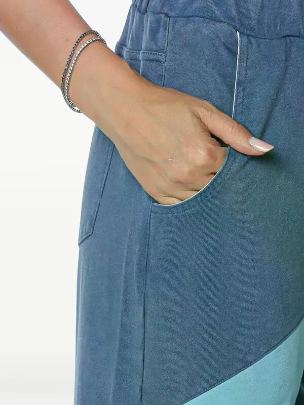 ONETEASPOON Patchwork Wide-leg Track Pants