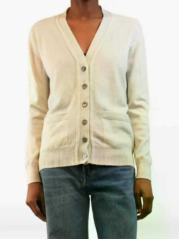 CRIMSON Button-up Cashmere Cardigan