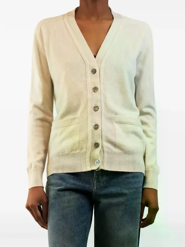 CRIMSON Button-up Cashmere Cardigan