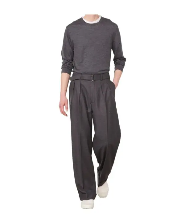 Officine Générale Logo Casual Pants - Black