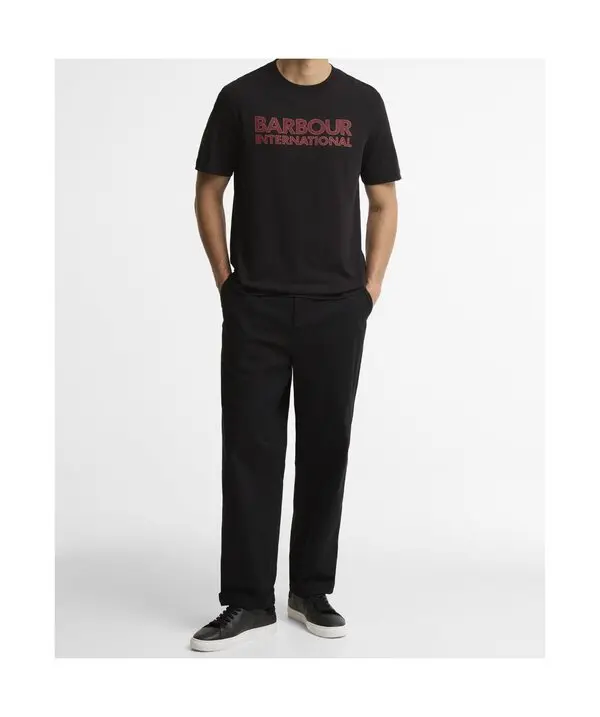 Barbour Logo Print Crew Neck T-shirt