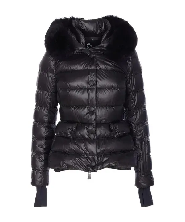 Moncler Armoniques Hooded Down Ski Jacket - Black